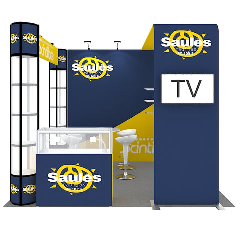 10x10 Trade Show Booths | Exhibit Display Booth | Booth Signage ...
